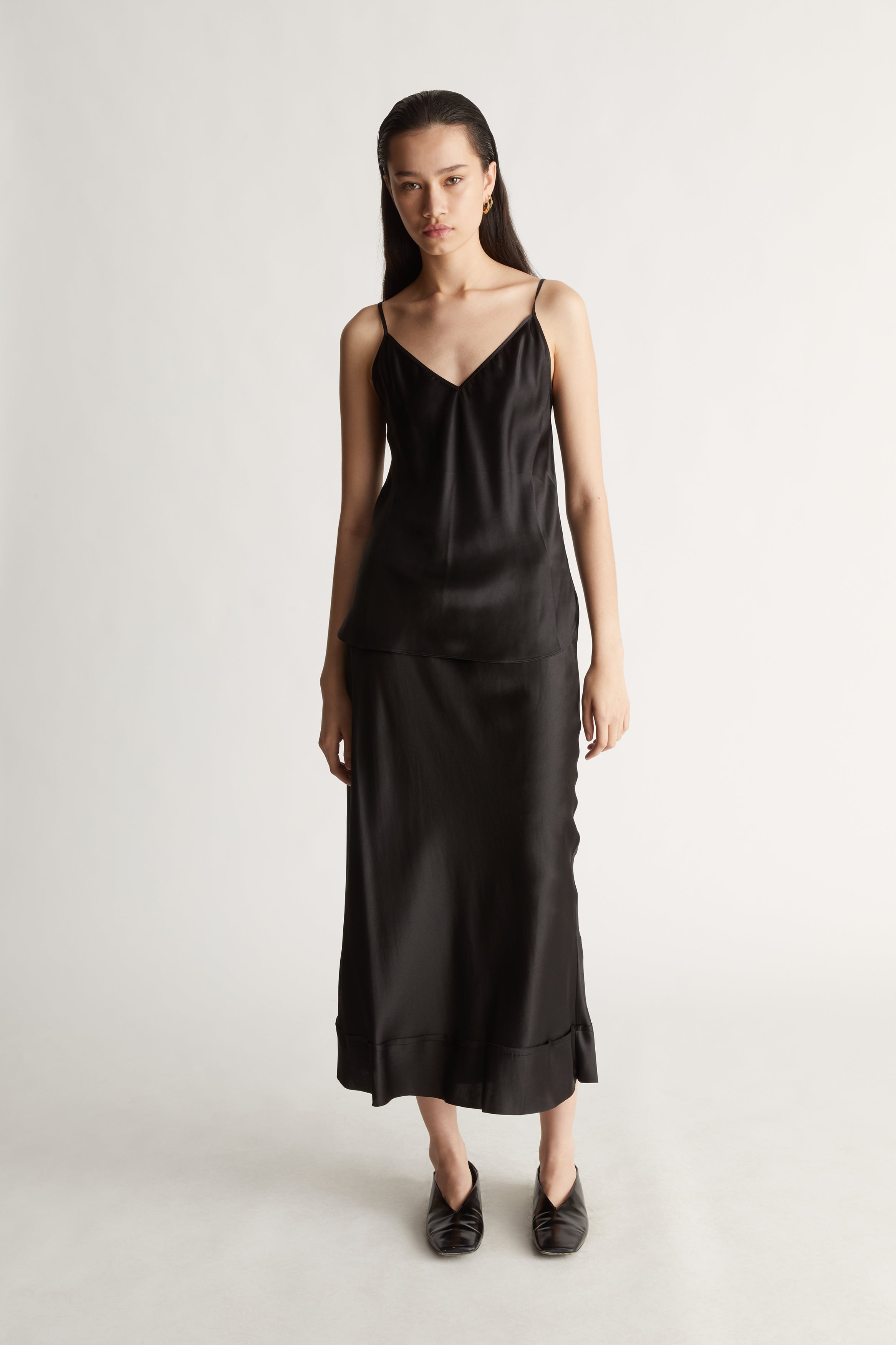 Shop the Stella Silk Satin Cami by Lee Mathews